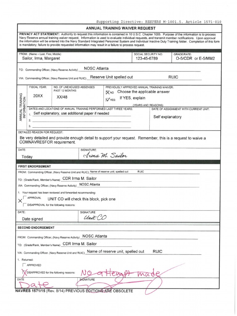 At Waiver (With Example) | PDF