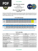 C Co Weekly Battle Rhythm Schedule | PDF