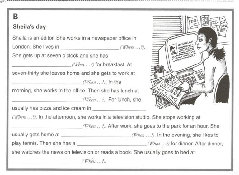 Sheila's Day B | PDF