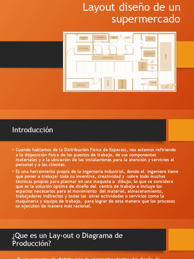 Layout Diseño de Un Supermercado | PDF | Diseño