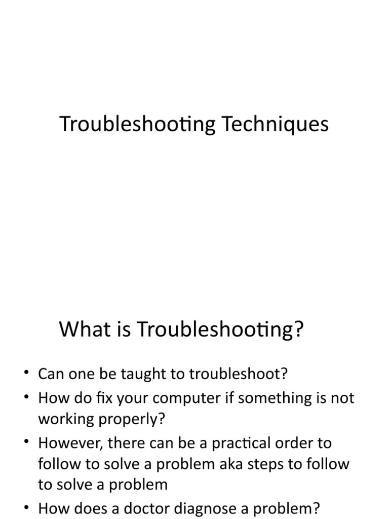 Lecture Troublshooting | PDF | Troubleshooting | Computer Science