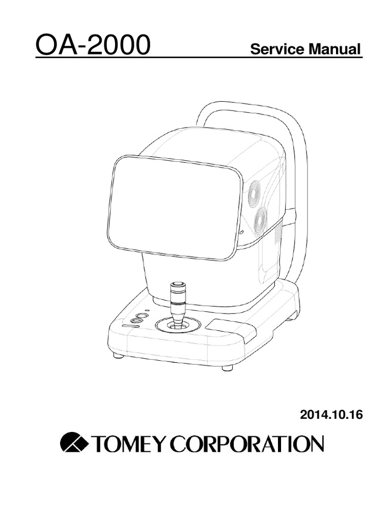 OA-2000 Service Manual Optical Biometer | PDF | Green | Red