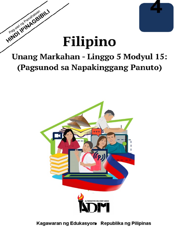 Fil4 Q1 Mod15 Panuto v3-1 | PDF