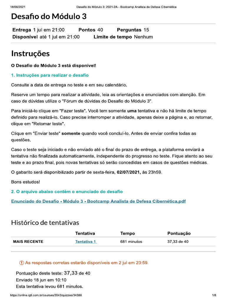 Desafio Modulo 3 | PDF