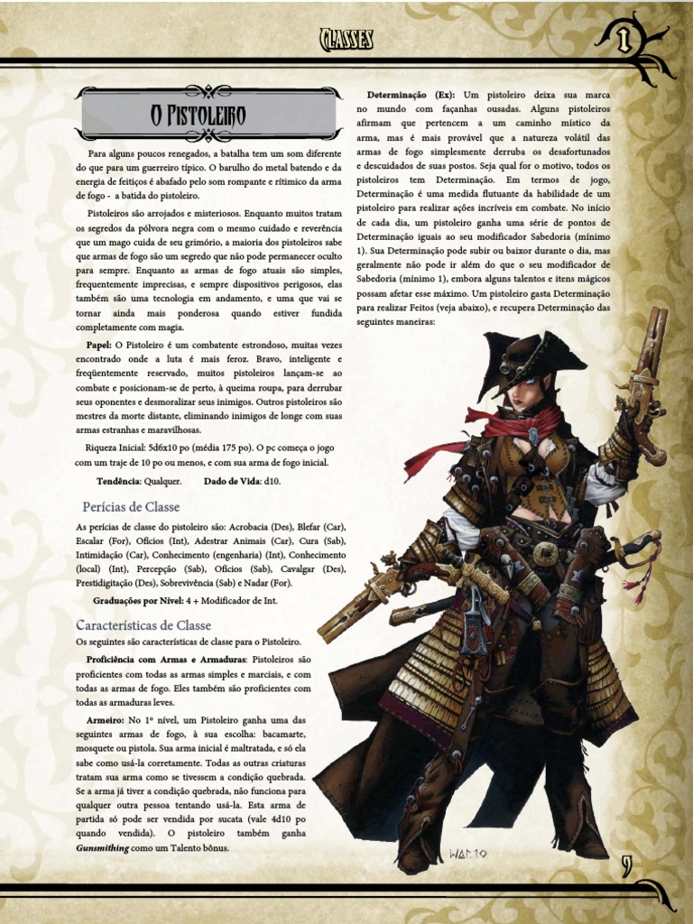 Pathfinder RPG o Pistoleiro | PDF | Armas de fogo | Cartucho (armas de ...