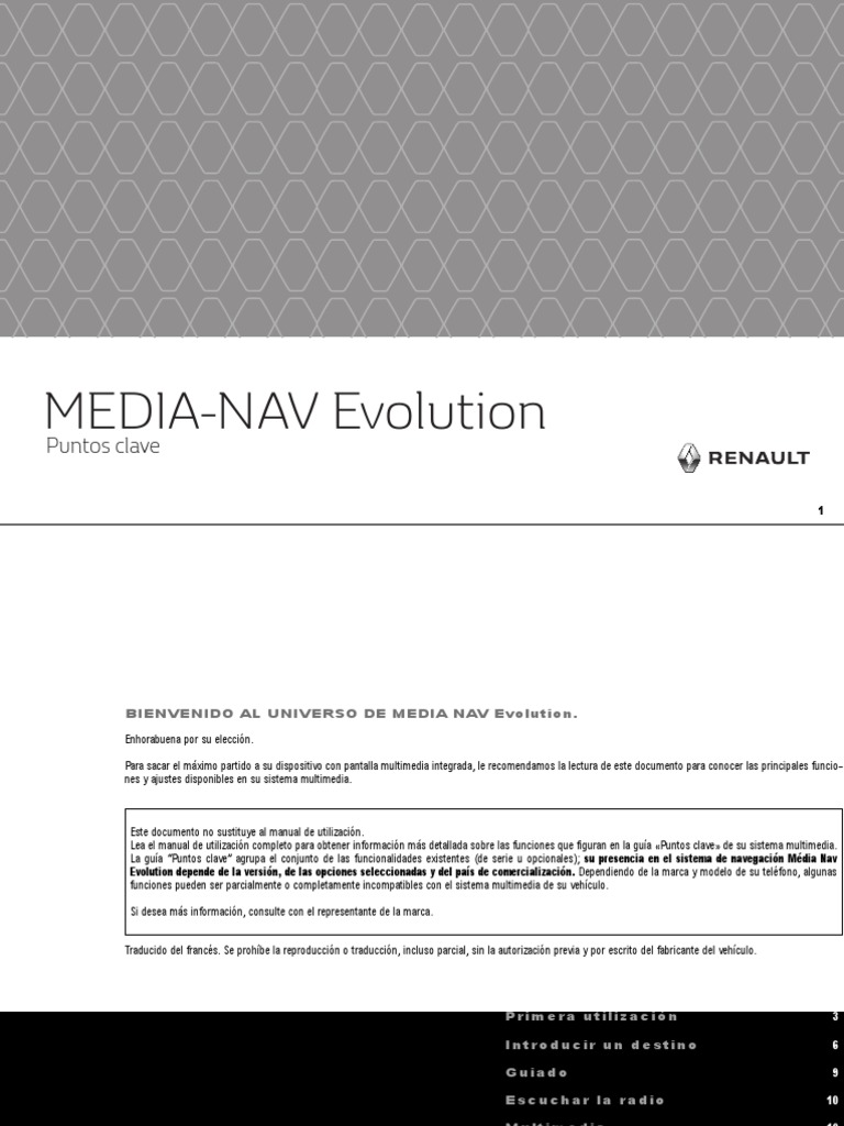 Medianav 3 0 RP 1209 6 ESP ULC 3 0 259106363R 12 2017 | PDF | Bluetooth ...