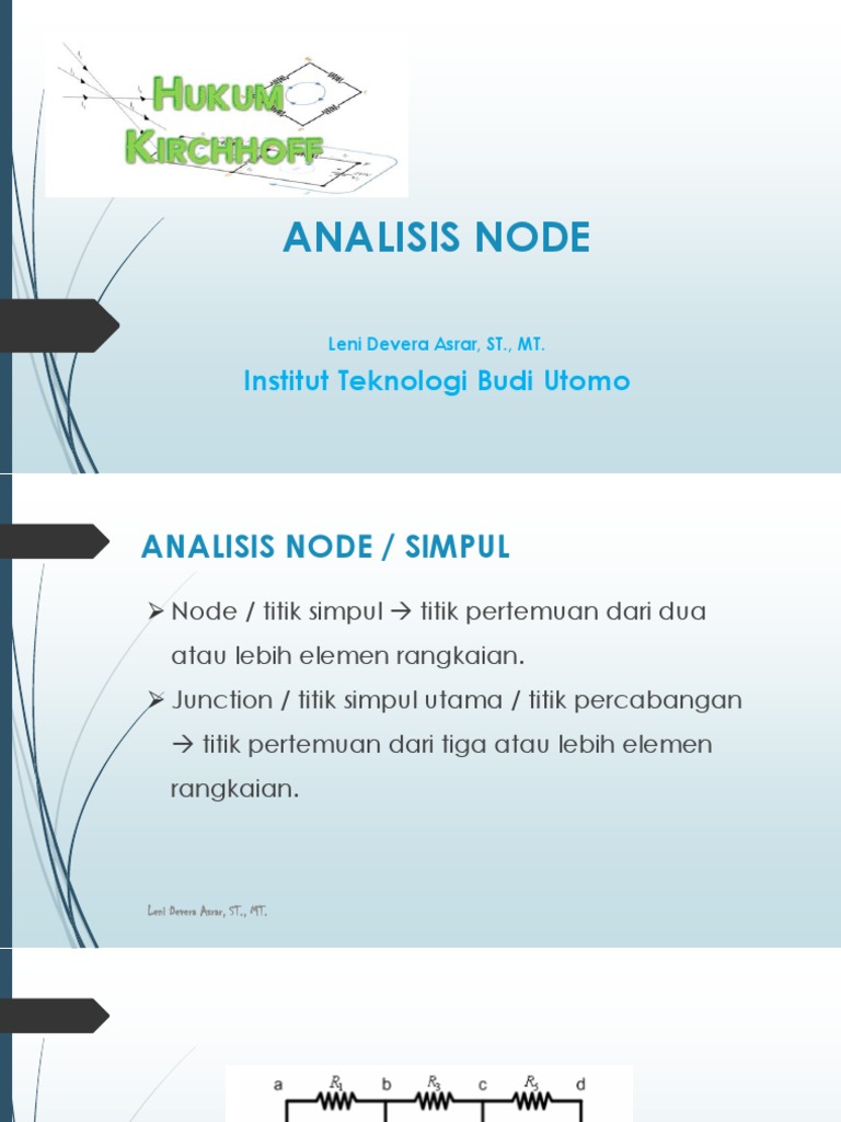 Analisis Node | PDF