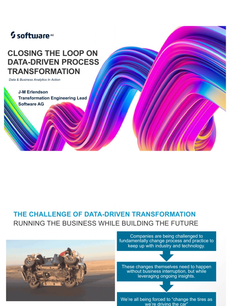 Software AG Presentation | PDF | Simulation | Analytics