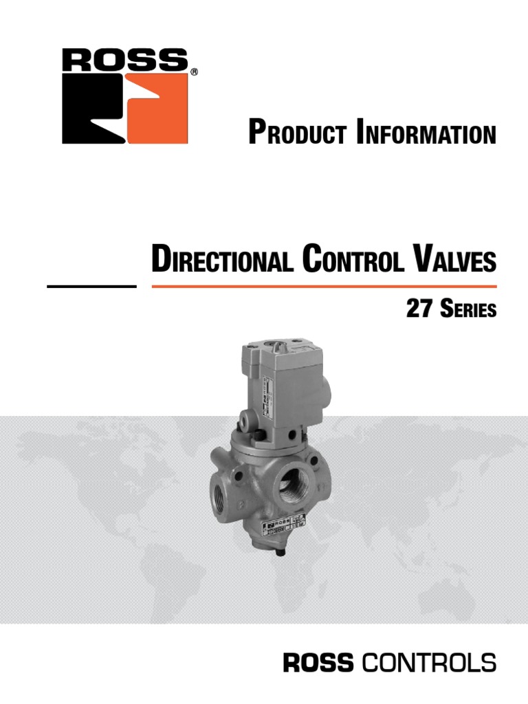 ROSS Pneumatic Directional Control Valves 27 Series | PDF | Valve ...
