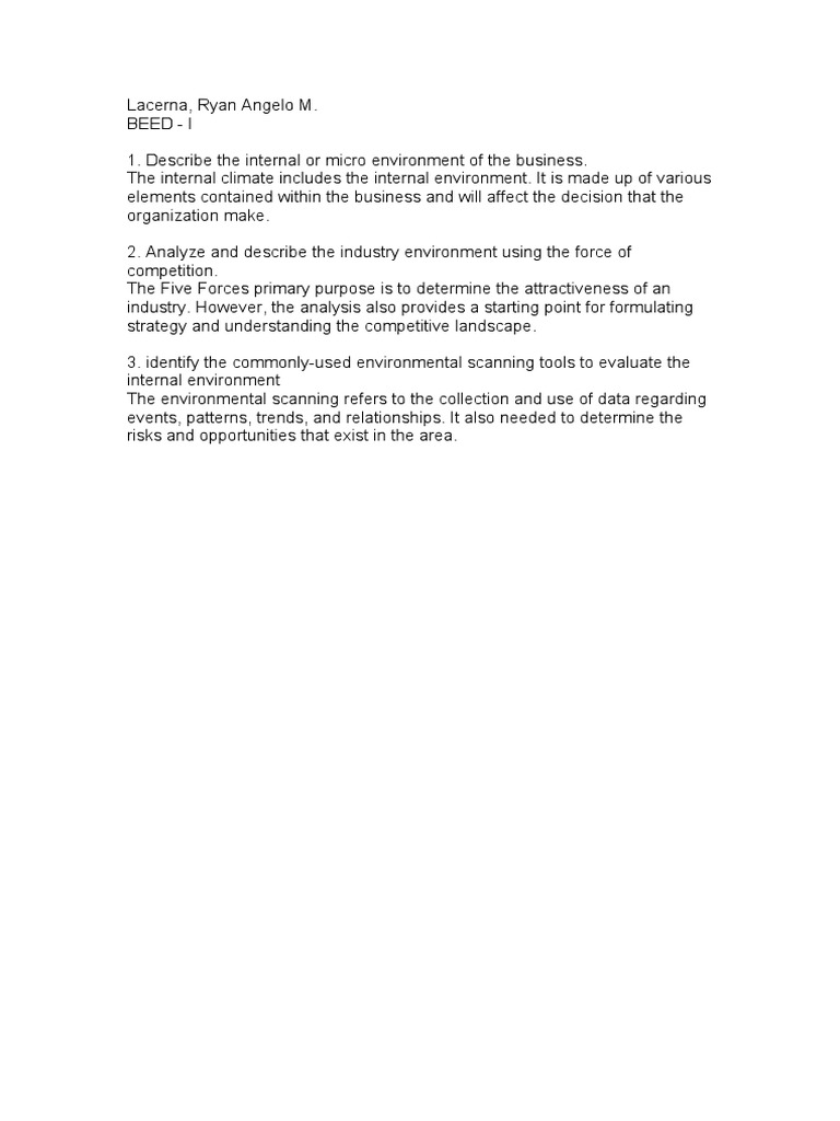 NSTP Ryan Angelo Lacerna | PDF | Career & Growth | Finance & Money ...