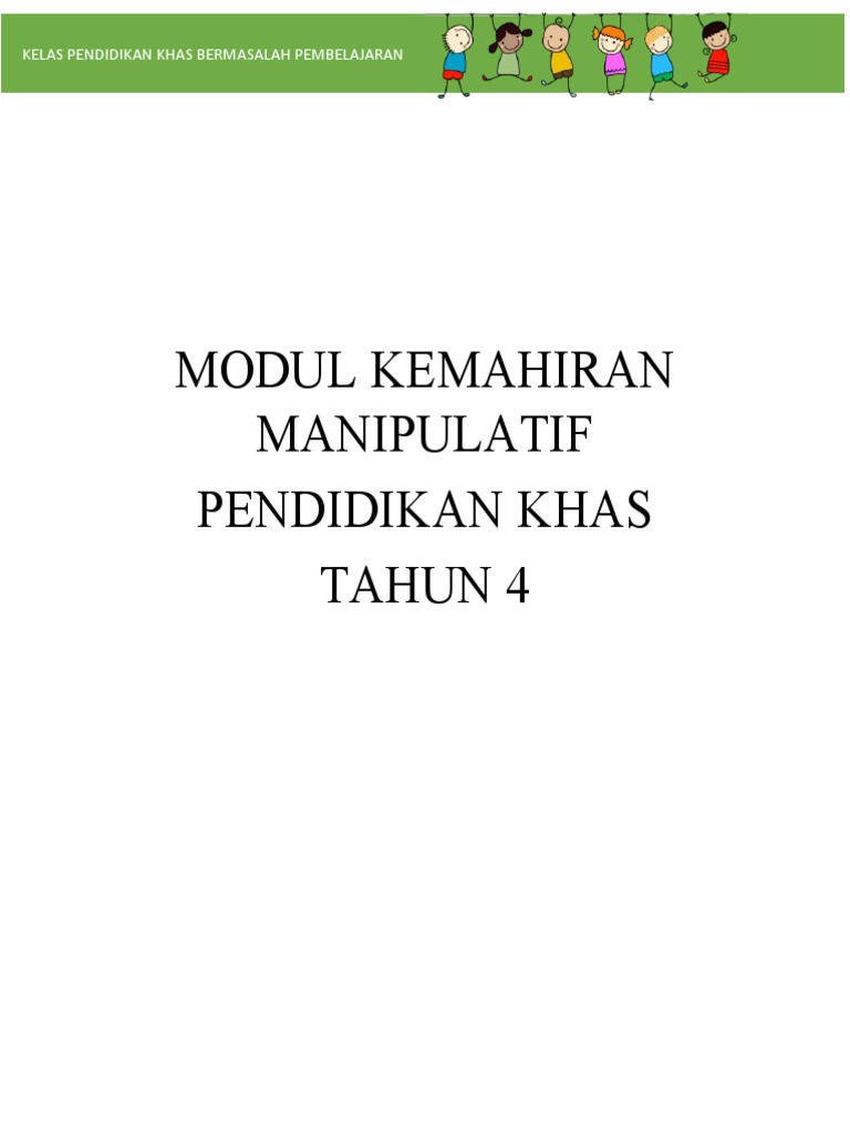Contoh Modul Kem. Manipulatif Tahun 4 PPKI | PDF