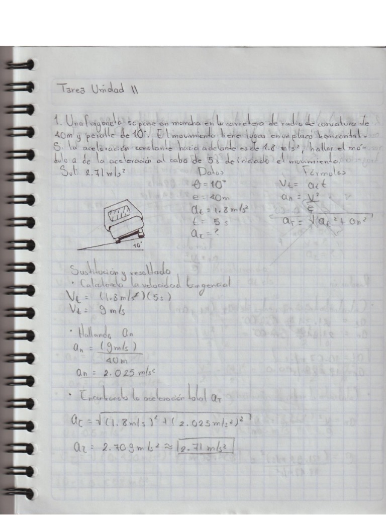 Solución de Ejercicios-Movimiento Circular - Dinámica | PDF