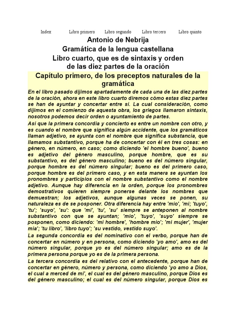 Nebrija Gramatica 5 | PDF | Verbo | Sustantivo