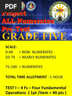 Project All Numerates Grade 6 | PDF | Numbers | Notation