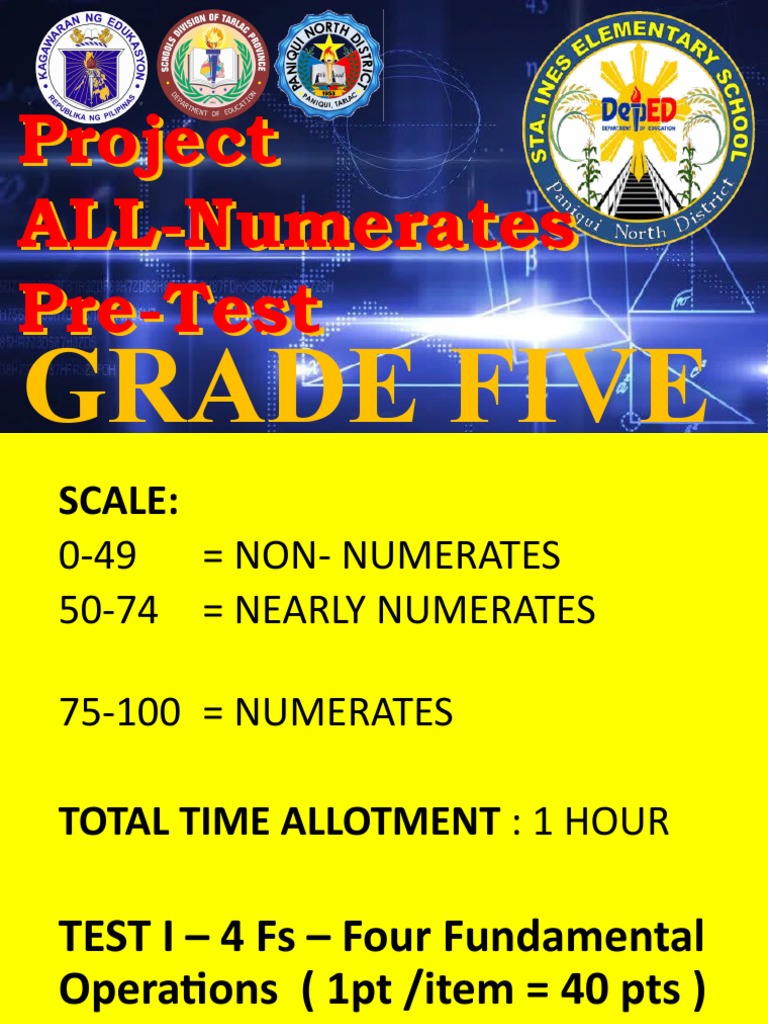 PAN Grade 5 | PDF | Teaching Methods & Materials | Computers