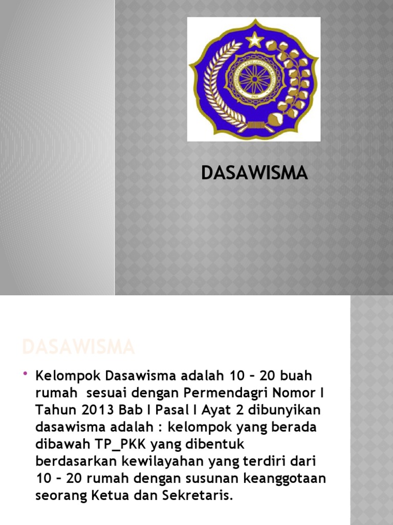 DASAWISMA | PDF