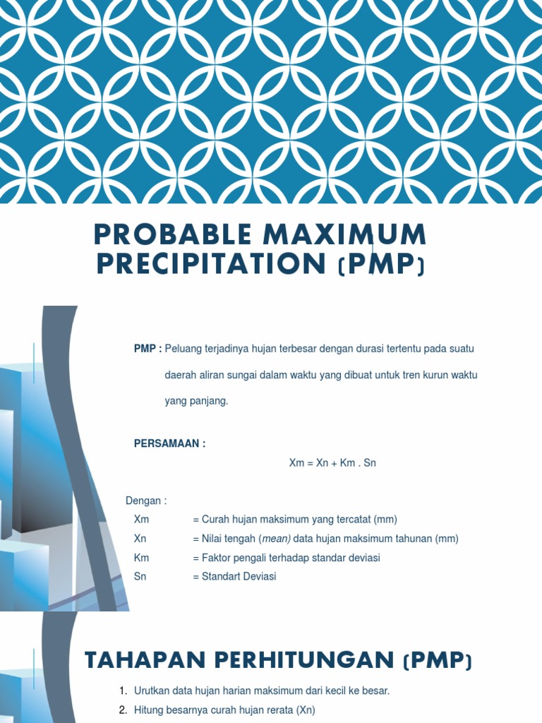 PMP Dan Intensitas Hujan Mononobe | PDF