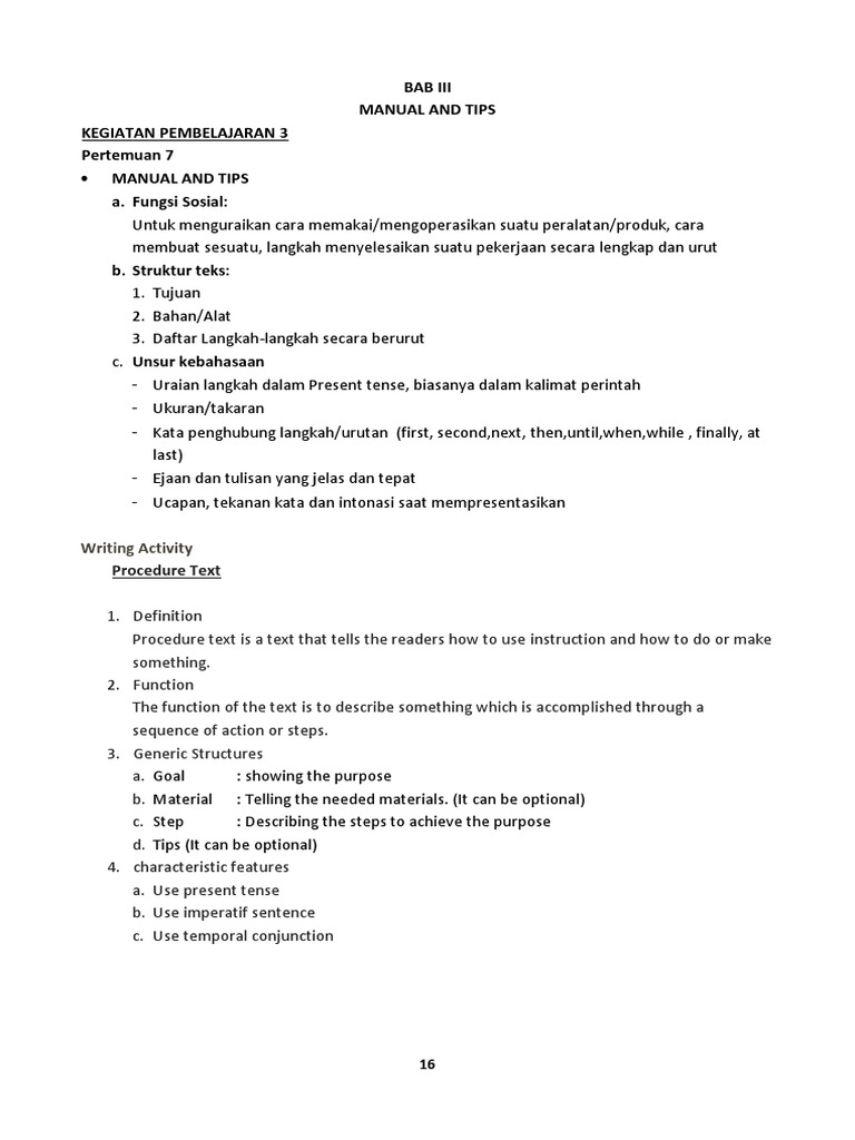 11 Modul 3 Materi SMT 3 (Manual & Tips) | PDF