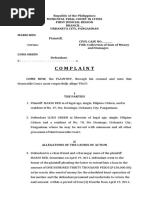 Affidavit of Undertaking - Bail | PDF
