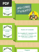 PTA Meeting Program | PDF
