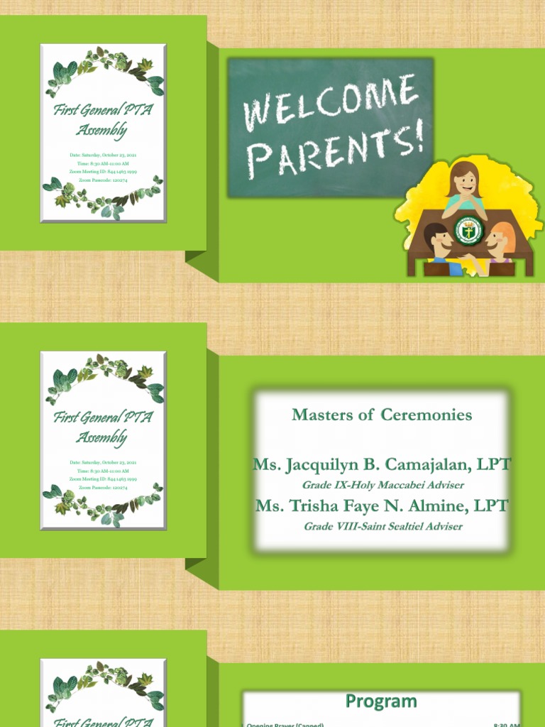 First General Pta Assembly Flow | PDF