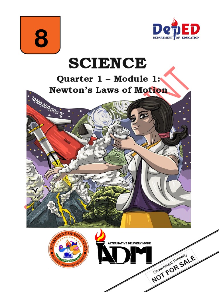 Sci8 q1 Mod1 NewtonsLawOfMotion v5 | PDF | Force | Newton's Laws Of Motion
