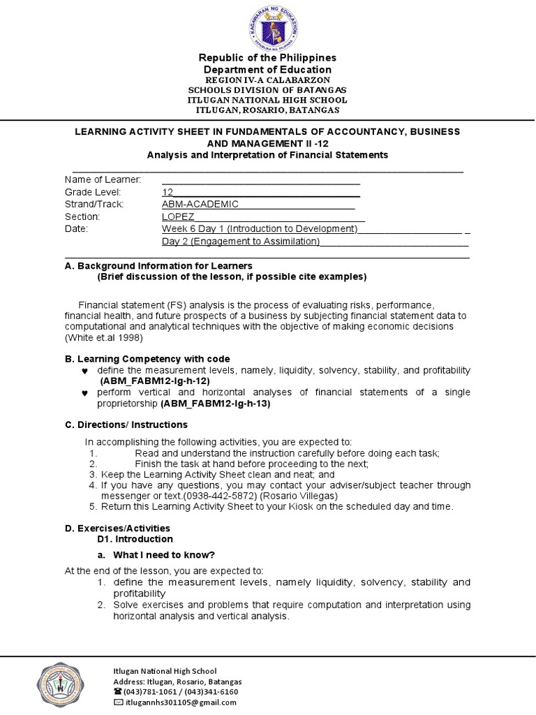 WEEK 6 - Funda 2 | PDF | Equity (Finance) | Financial Ratio