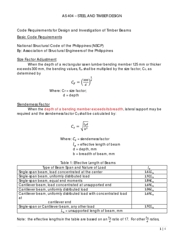 National Structural Code of The Philippines (NSCP) By: Association of ...