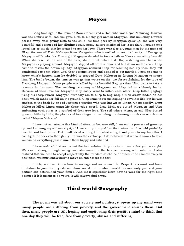 Mayon | PDF | Poetry | Rhythm