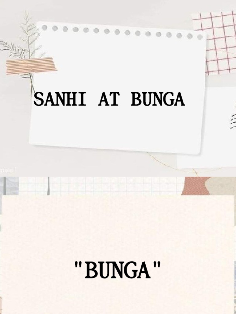 Sanhi at Bunga | PDF