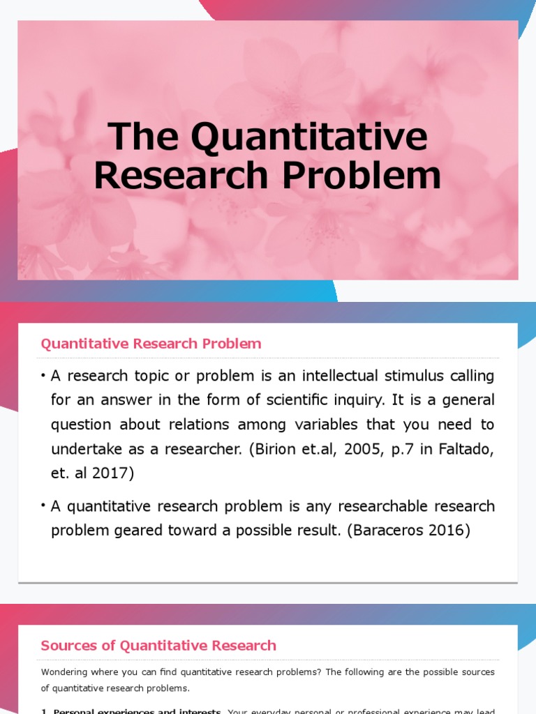 Chapter 1 Quantitative Research | PDF | Methodology | Cognition
