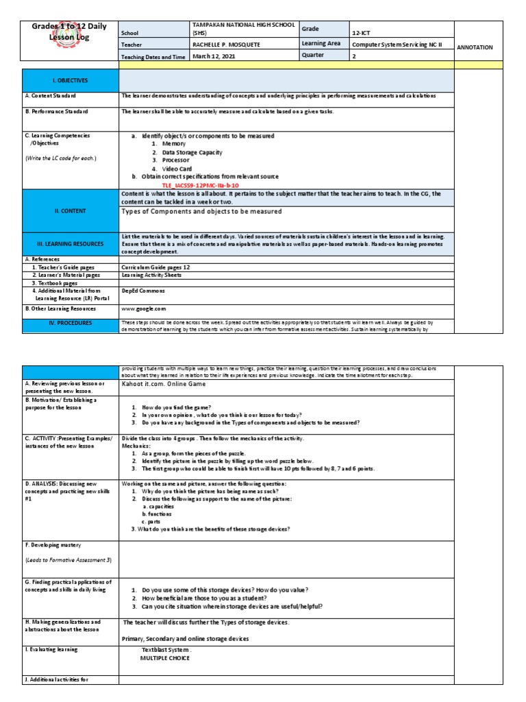 DLL in CSS II | PDF | Learning | Teachers