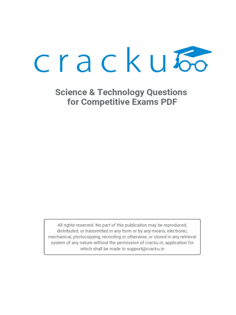 Science & Technology Questions For Competitive Exams PDF | PDF | Young ...