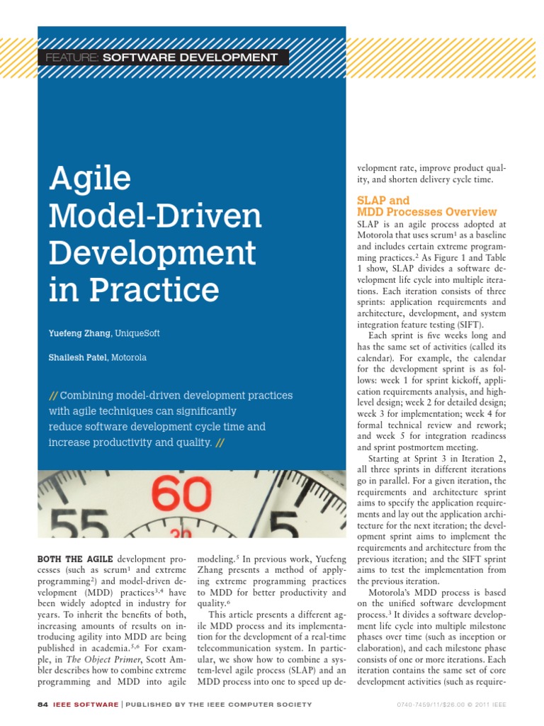 Agile-Model Driven Development | PDF | Agile Software Development ... Agile-Model Driven Development | PDF | Agile Software Development ...