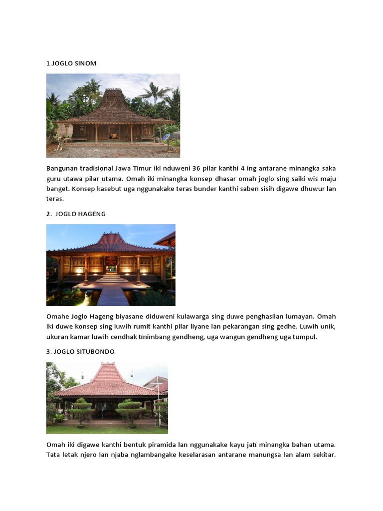 Omah Adat Jawa | PDF