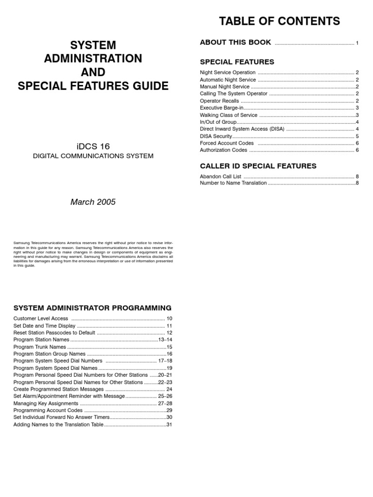 IDCS 16 System Administrator Guide | PDF | Password | Telephone Number