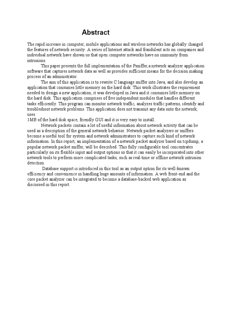Abstract On Network Analyser | PDF