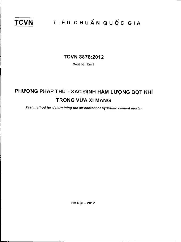 06 - ASTM C185 - XD Ham Luong Bot Khi | PDF