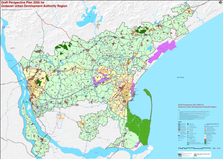 01 GUDA Draft Perspectve Plan 2050 Map | PDF