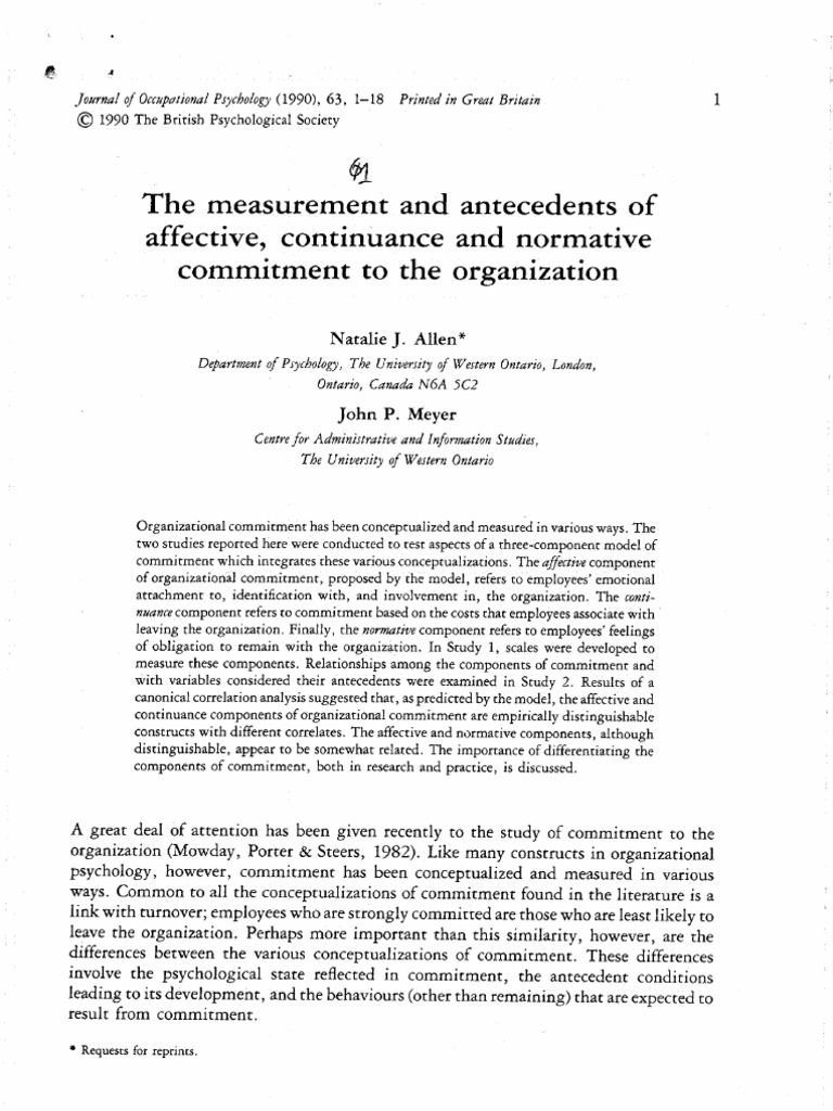 Commitmen | PDF
