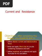 Electricity-Current and Resistance | PDF | Electrical Resistance And ...