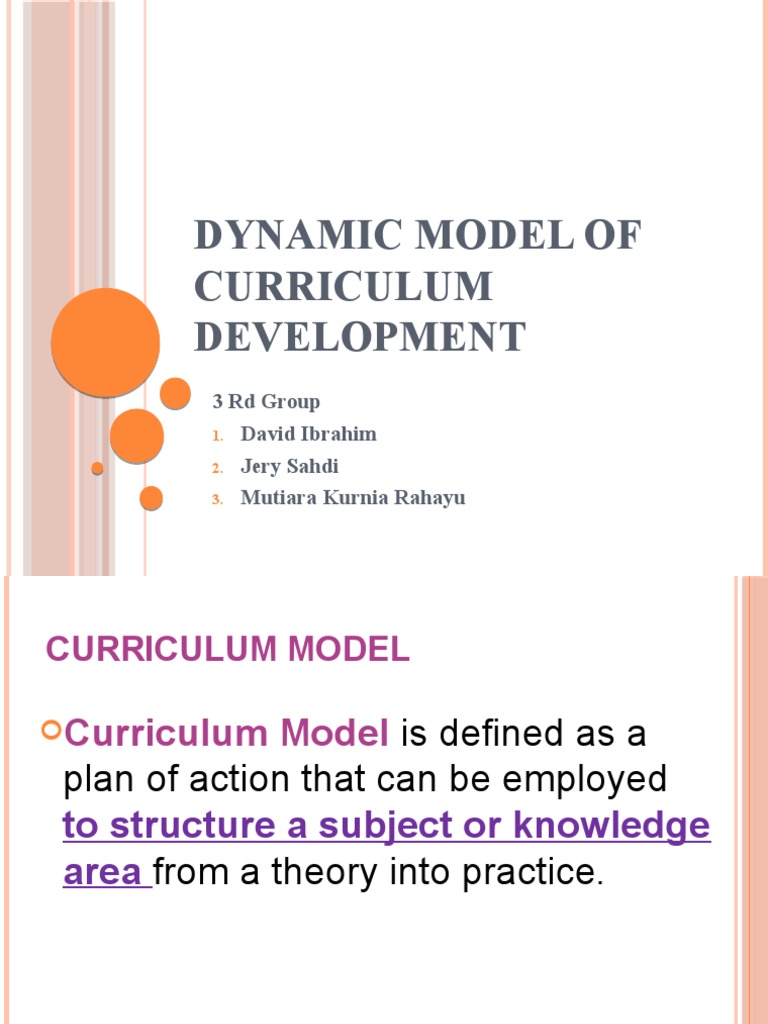 Dynamic Curriculum Development Models | PDF | Curriculum | Teachers