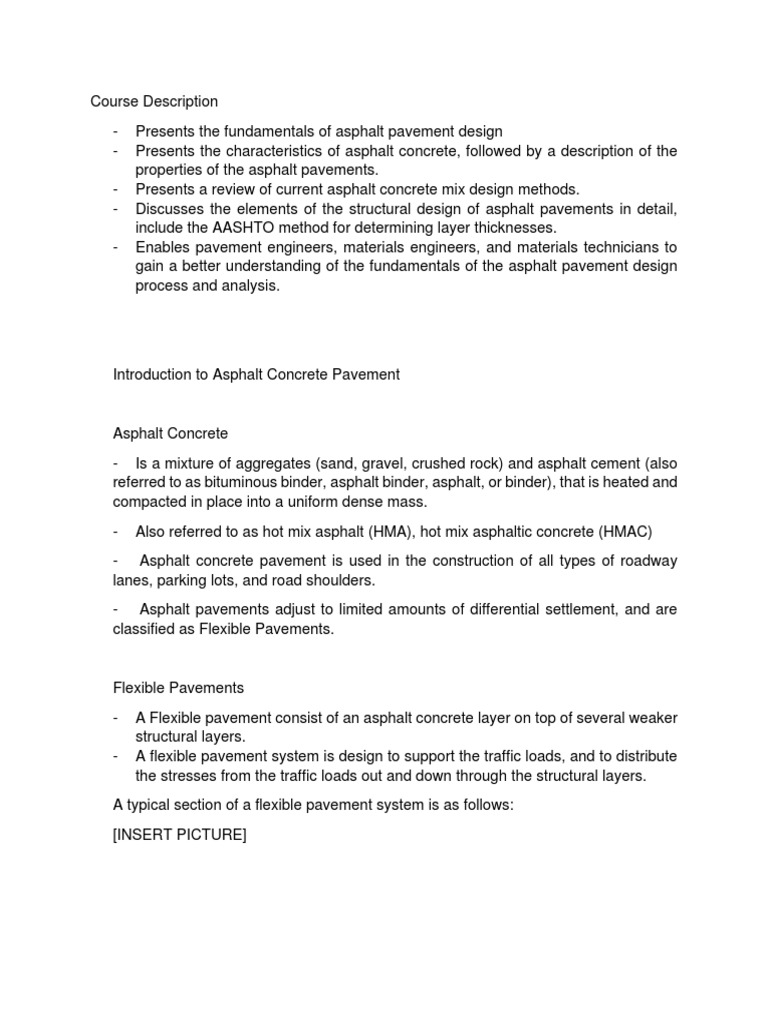Fundamentals of Asphalt Pavement Design | PDF | Road Surface | Concrete