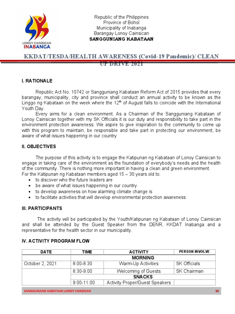 Activity Design Program SK | PDF | Policy | Government