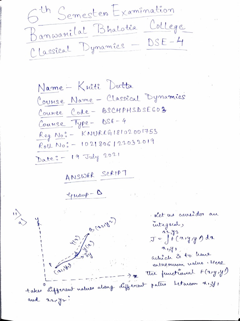 Classical Dynamics | PDF