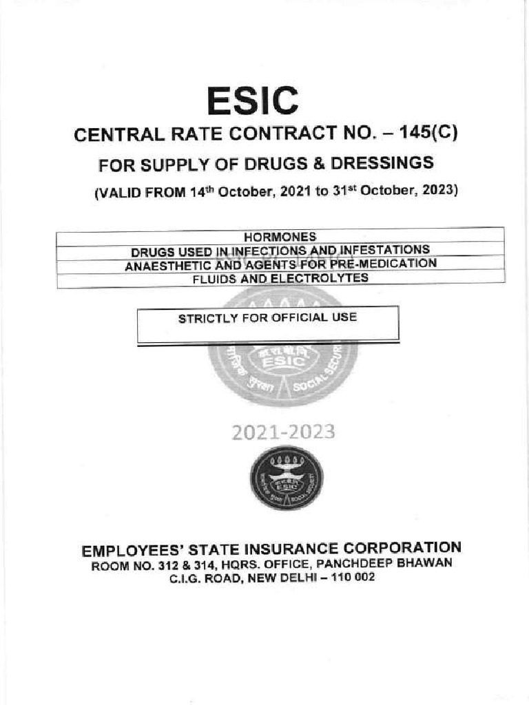 Central Rate Contract: Supply of | PDF | Value Added Tax | Specification (Technical Standard)