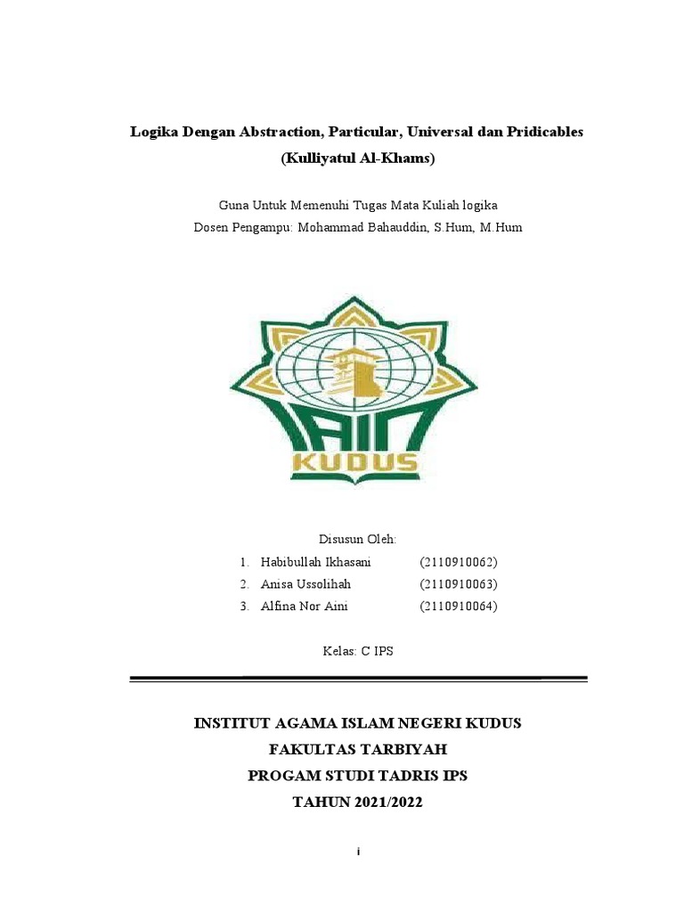 Makalah Logika-3 | PDF