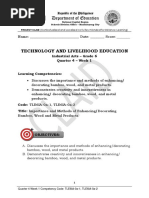 TLE 6 - INDUSTRIAL ARTS Module 2 | PDF | Learning | Creativity
