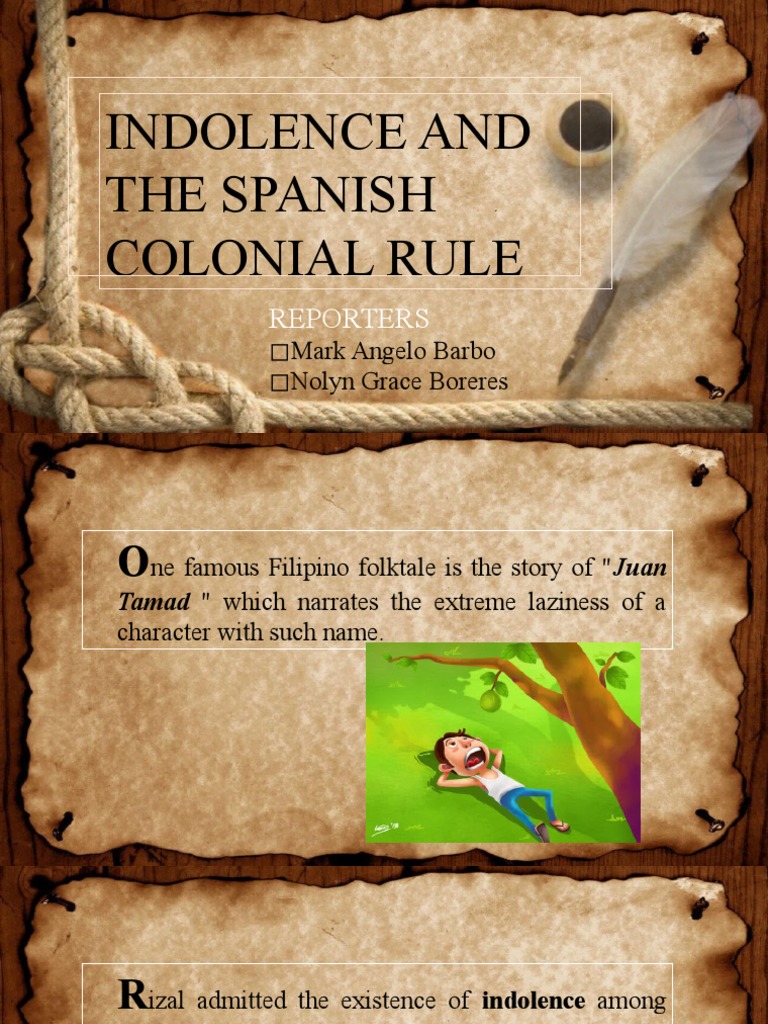 Indolence and Spanish Colonial Rule | PDF | Philippines