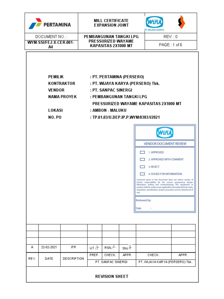 Mill Certificate | PDF